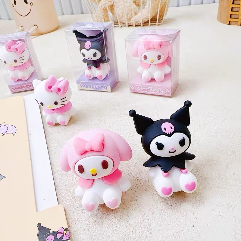 Sanrio Hello Kitty Family Cinnamoroll Kuromi My melody Cartoon Pencil ...