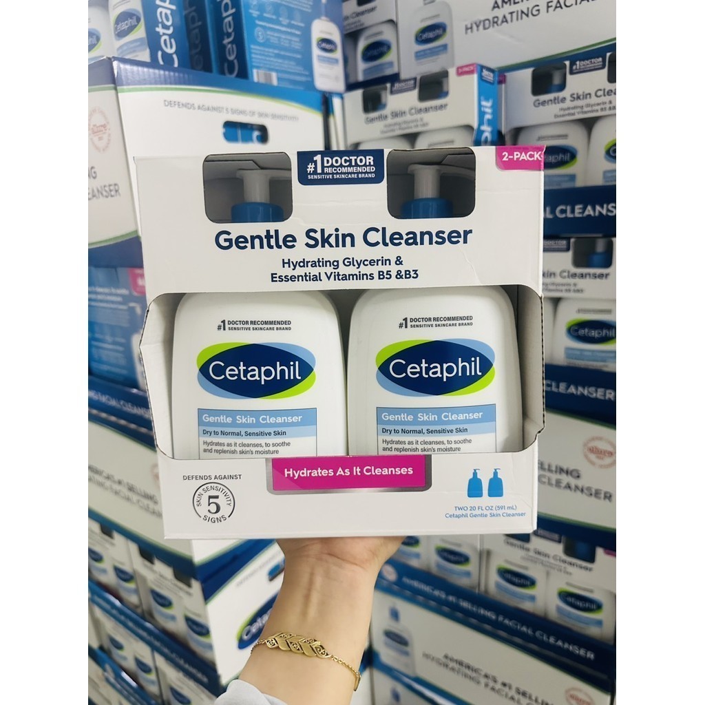 Original combo Set of 2 Bottles of Cetaphil Gentle Skin Cleanser - USA ...