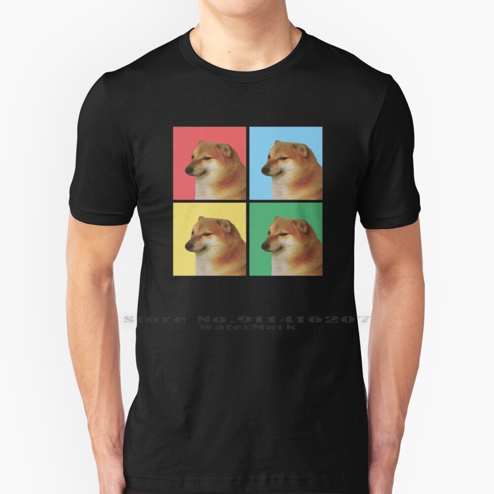 Cheems - Doge Cover T Shirt 100% Pure Cotton Cheems Doge Doggo Meme ...