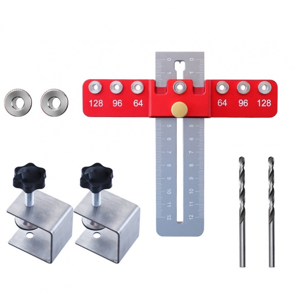 Efficient Drilling Guide Kit Adjustable Cabinet Handle Jig Seamless ...
