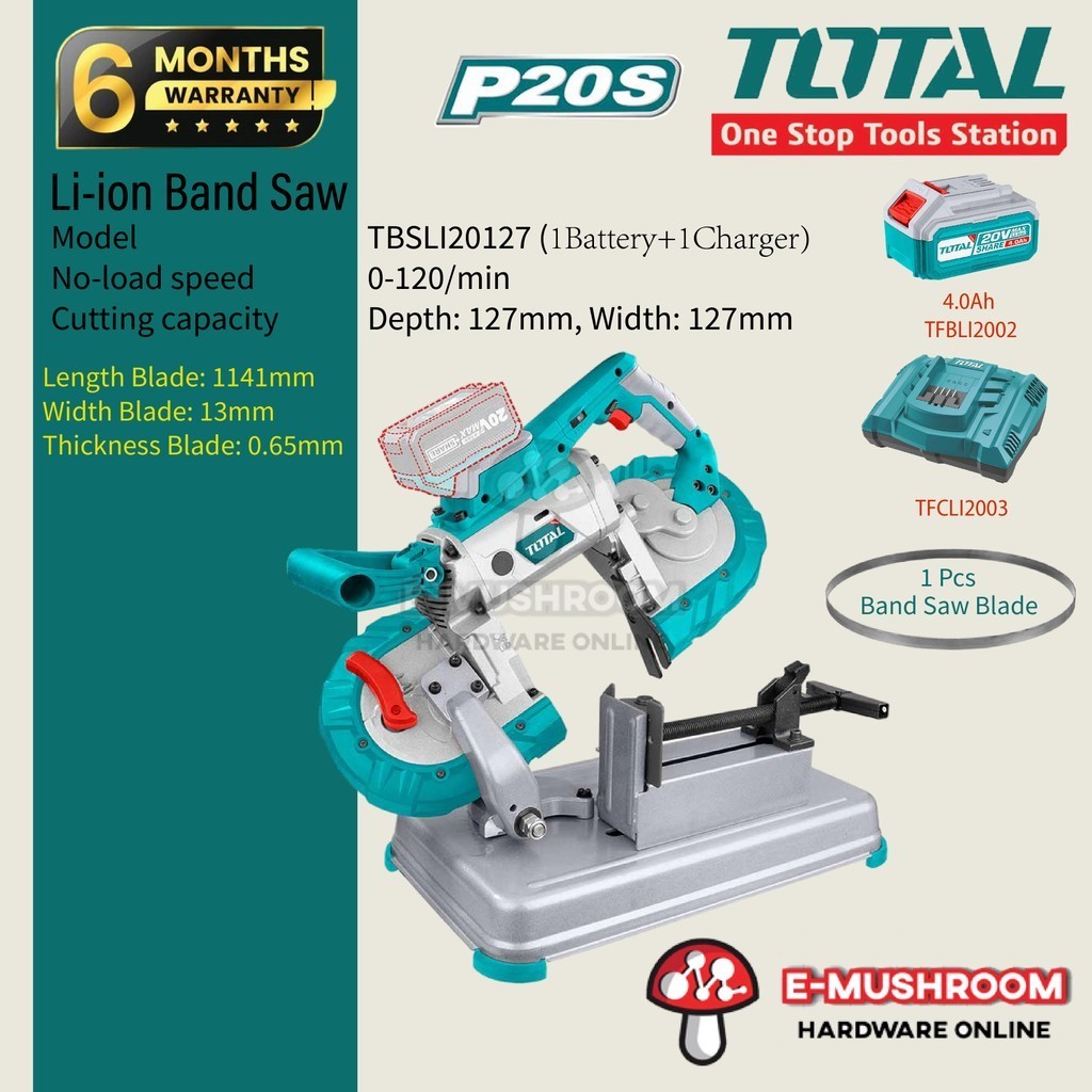 Total TBSLI20127 Li-ion Band Saw 20V | Shopee Malaysia