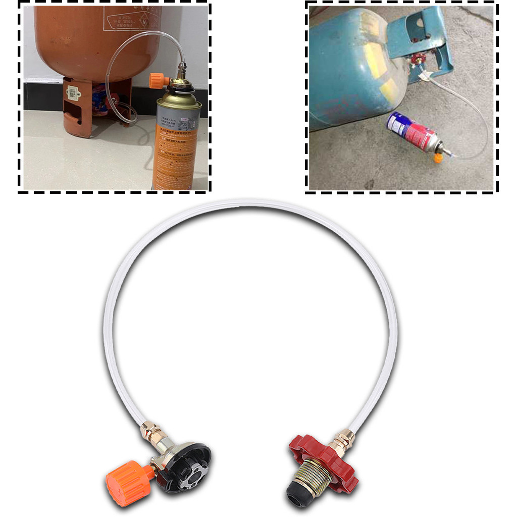 Leakproof Gas pipe Refill adapter Outdoor Stove Valve tube Connection ...