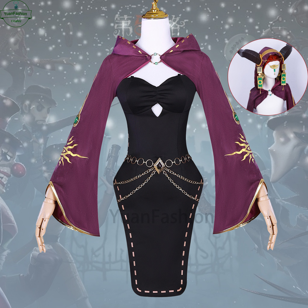 [Ready Stock] Priestess cosplay Clothing Identity V Fiona Gilman ...