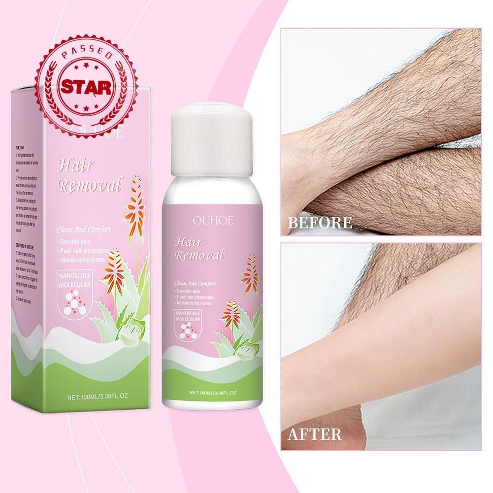 Mousse Hair Removal Spray Moisture Foam For Armpit Leg Hair Gentle Non ...
