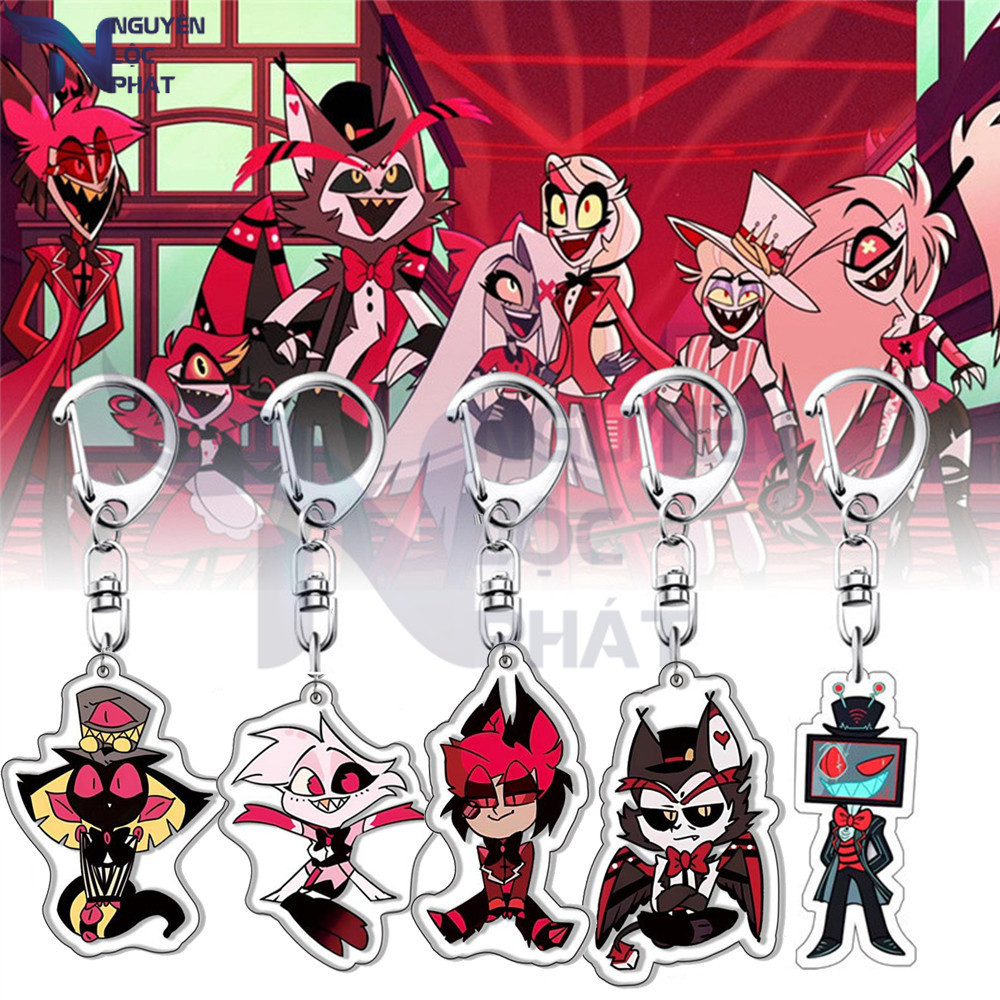 Mk Animation Hazbin Hotel Double-Sided Key Charlie Morningstar Vaggie ...