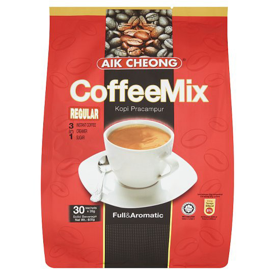 AIK CHEONG Coffee Mix 3 In 1 Instant Coffee Regular Rich Brown 18G X 25S 30S | Shopee Malaysia