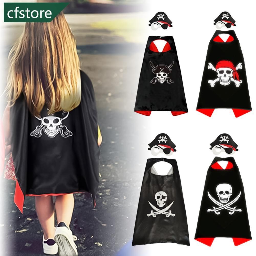CFSTORE Kids Christmas Cosplay Costumes 1 Cape + 1 Mask Pirate ...