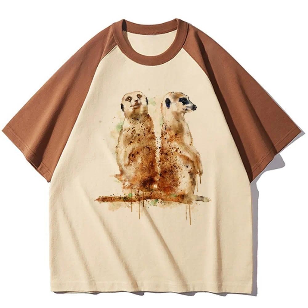 Meerkat top women anime comic top female harajuku clothing | Shopee ...