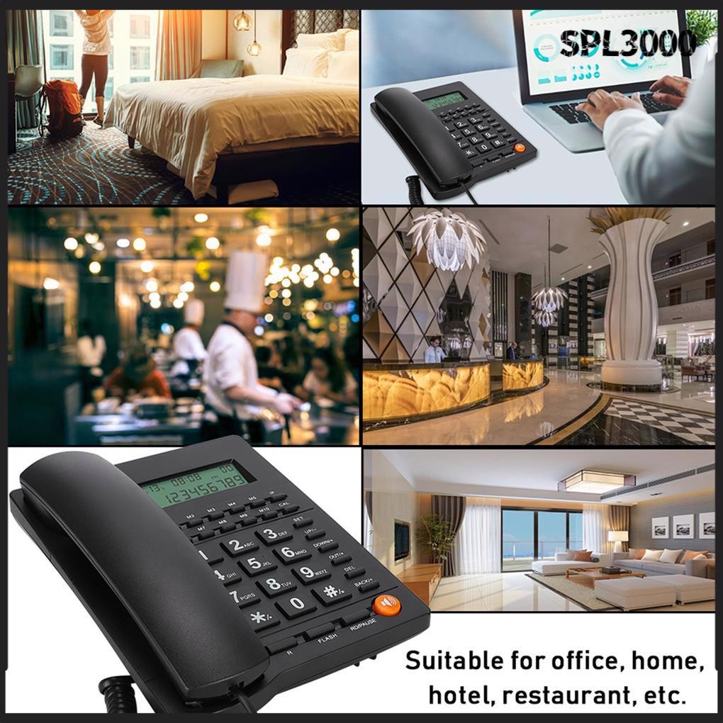 Landline Telephone Traditional Style Keypad Telephone Business Office ...