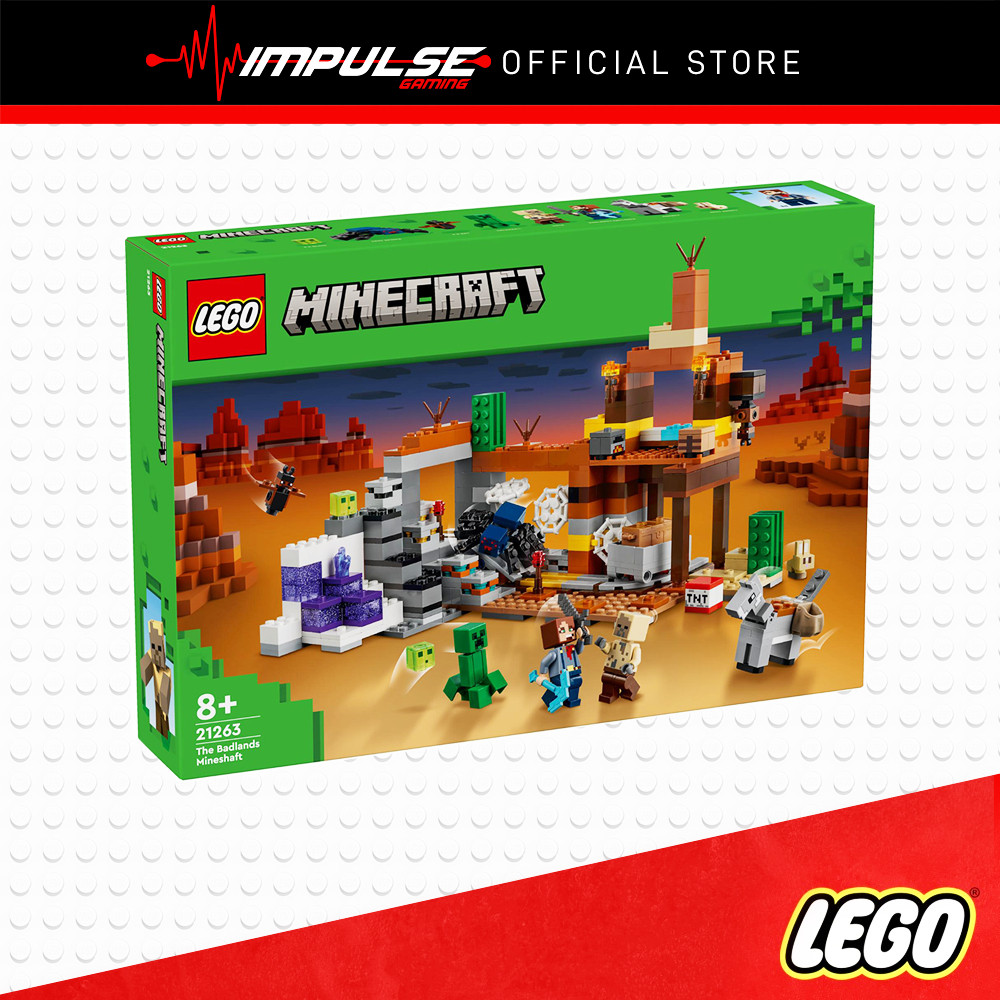 LEGO 21263 Minecraft The Badlands Mineshaft | Shopee Malaysia