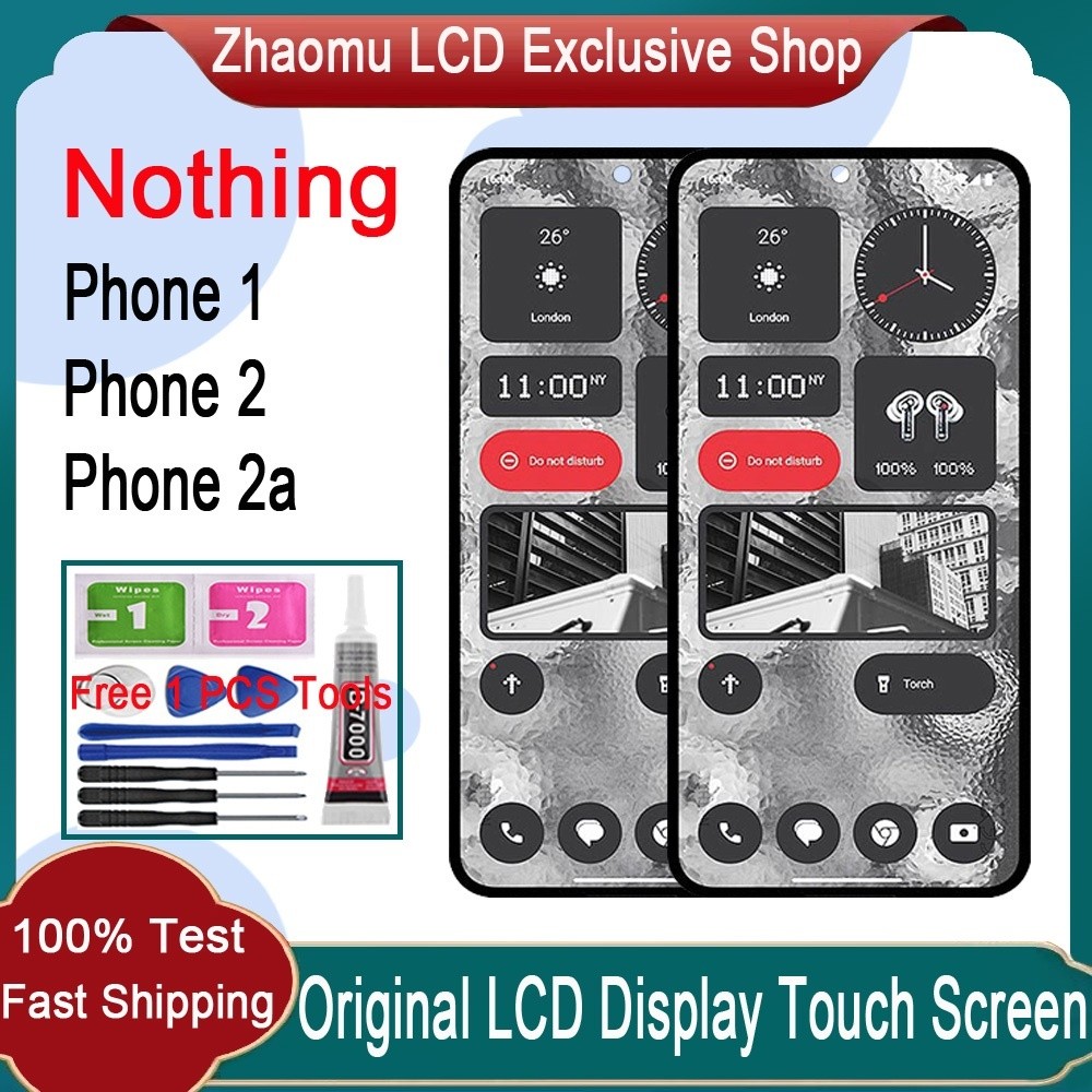 Original AMOLED Nothing Phone 1 2 2a LCD Display Touch Screen Replacement | Shopee Malaysia
