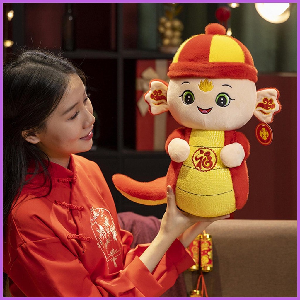 Stuffed Snakes 3D Chinese Snake Plush Doll 3D Chinese Snake Plush Doll ...
