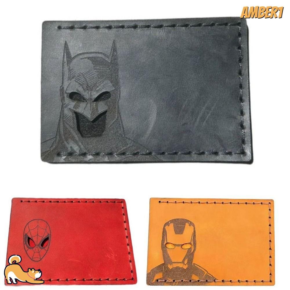AMBER1 Driver License Cover, Ultra-Thin Pu Leather Batman ID Card Badge ...