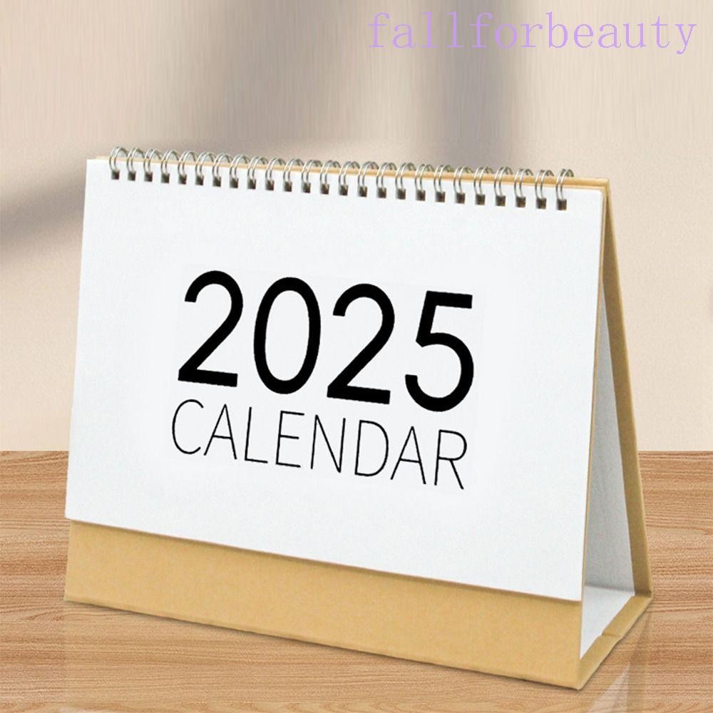 FALLFORBEAUTY Desktop Calendar, Table Daily Monthly 2025 Desk Calendar ...