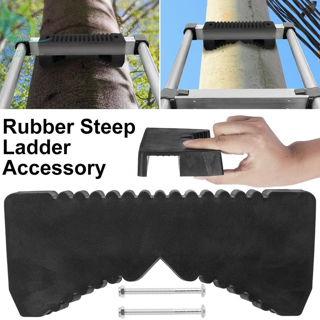 Rubber Steep Ladder Accessory Ladder Stabilizer with 2 Screws Ladder ...