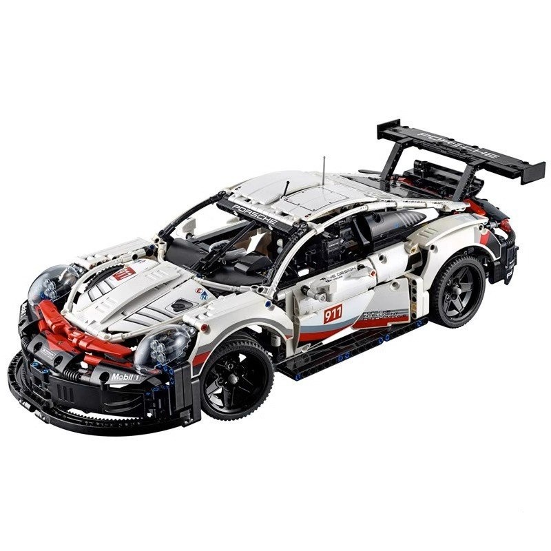 Porsche RSR911 assembled building blocks sports car model boy ...