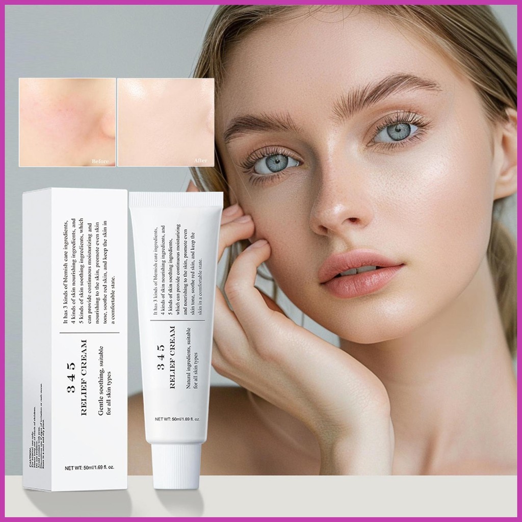 Relief Cream Face Moisturizer Soothing Care Face Cream Relief Cream ...