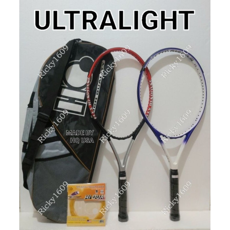 Hi-qua ULTRALIGHT Tennis Racket - FULL CARBON - ORIGINAL HI-QUA MADE IN ...