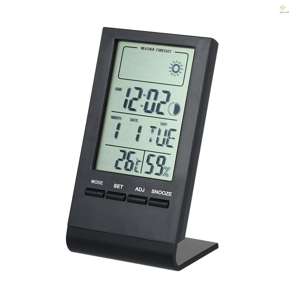Mini Digital Thermometer Indoor Hygrometer Room °C/°F Temperature ...