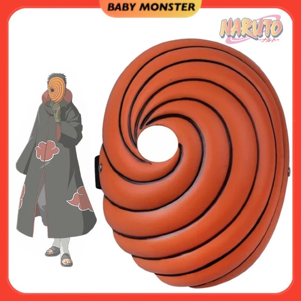 🔥HARGA BORONG🔥BMS Cosplay Naruto Uchiha Tobi Obito Mask Spiral Mask ...