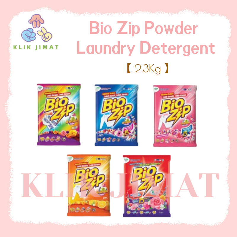READY STOCK!!! Bio Zip Powder Laundry Detergent 2.3Kg (Magical Bloom ...