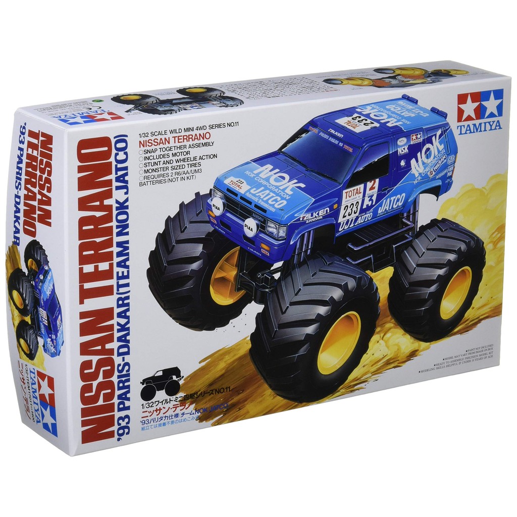 TAMIYA Wild Mini 4WD Series No.11 Nissan Terrano Paris-Dakar Spec ...