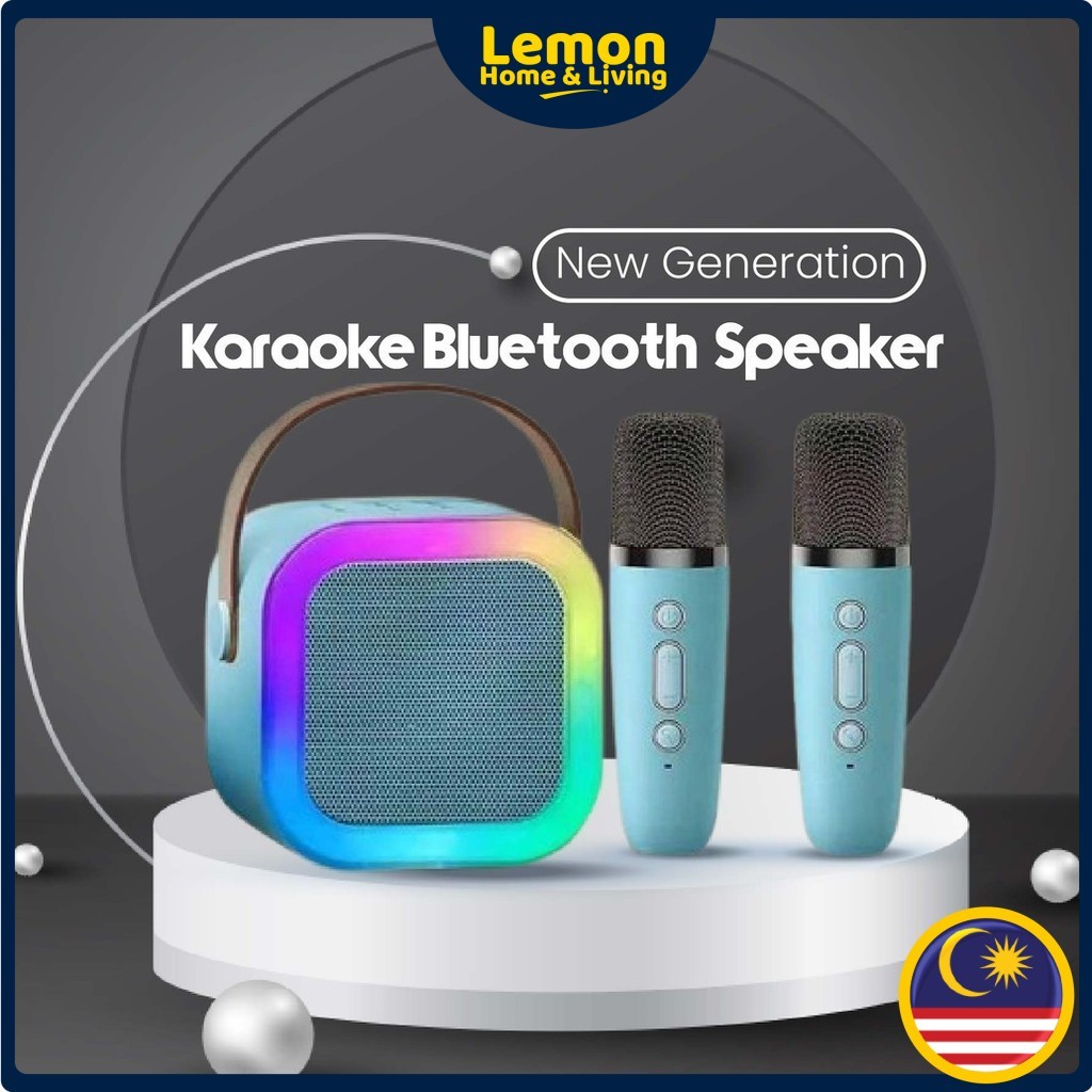 [Shopee Choice] Wireless Portable Mini Karaoke Set with Speakers 2 Mics ...