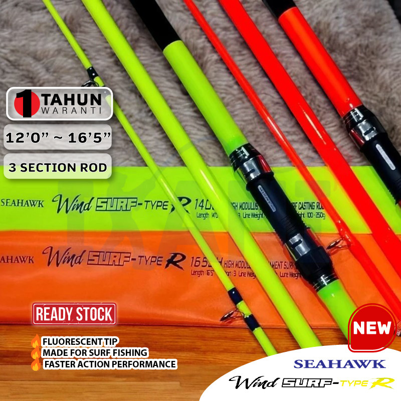 SEAHAWK WINDSURF TYPE R SPINNING fishing ROD GALAH ROD PARI 12 13 14 15 ...