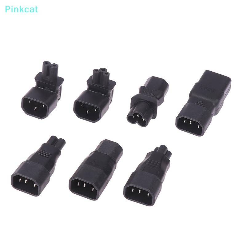 Pinkcat UPS PDU Male To Female EU US Power Plug Adapter Socket ...