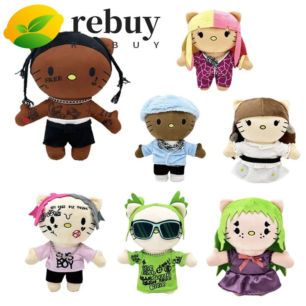 REBUY Travis Scott Plush Doll, Decoration Toy Cartoon Hello Selena ...