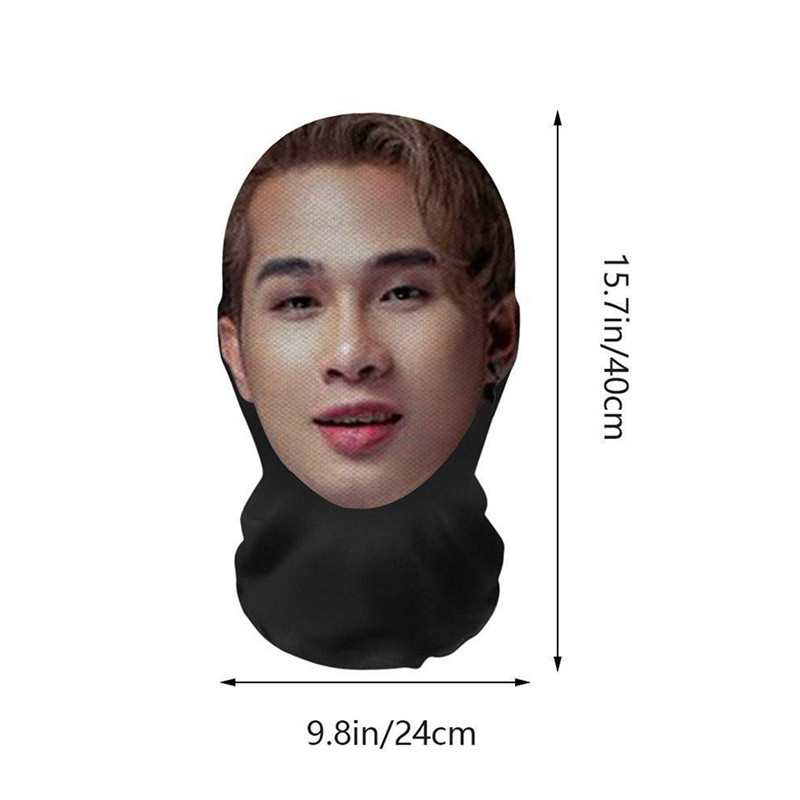 Jack J97 3D Mask Full Face Mask Idol Singer V-Pop Seamless Elastic Mesh ...