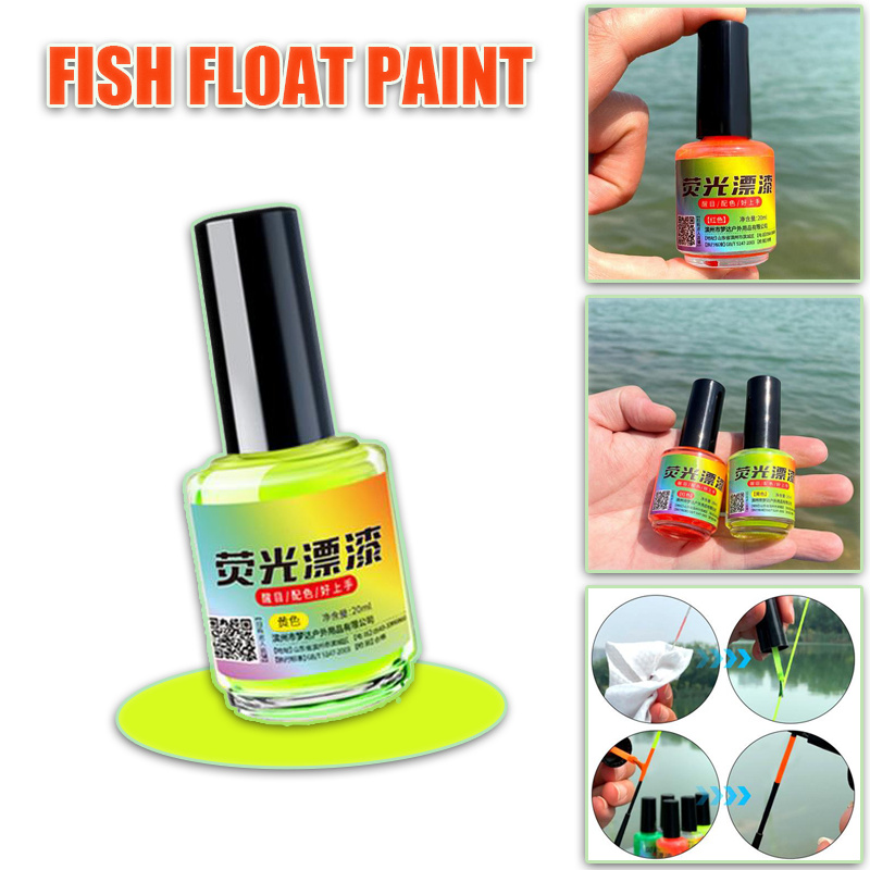 Fish Float Paint Colorful Reflective Fishing Lure Fluorescent Paint ...