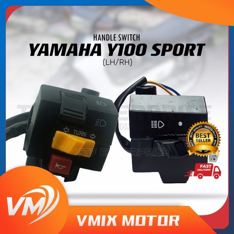 YAMAHA Y100 SPORT HANDLE SWITCH (LH/RH) | Shopee Malaysia