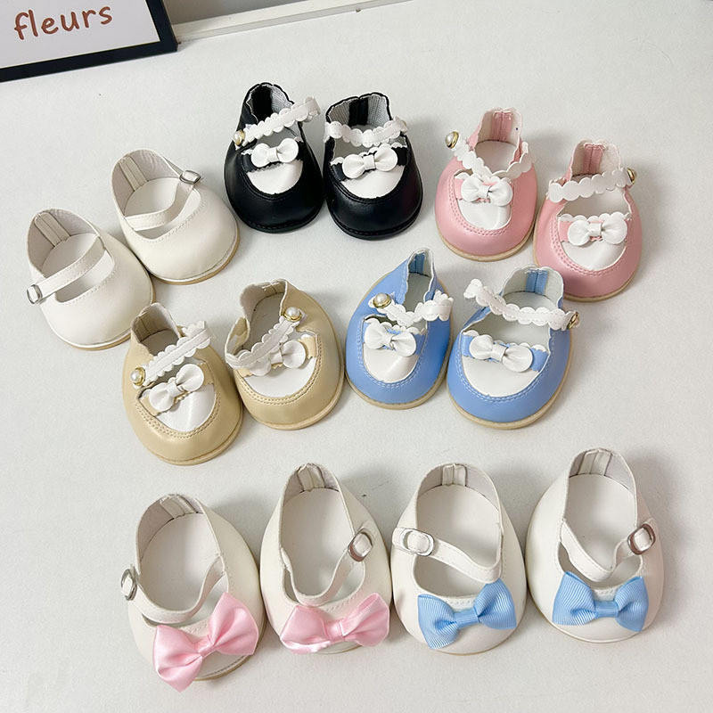 Anak patung beruang sendi Lena sederhana, kasut kulit bintang aksesori ...