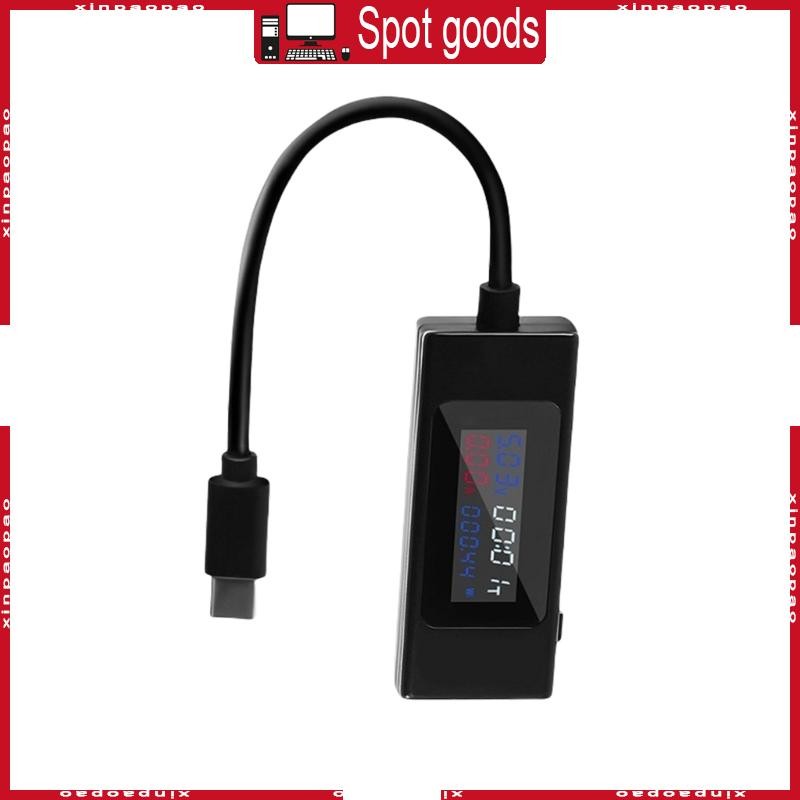 XI USB Type C Tester for Accurate Voltages and Current Readings 4 30V 0 ...