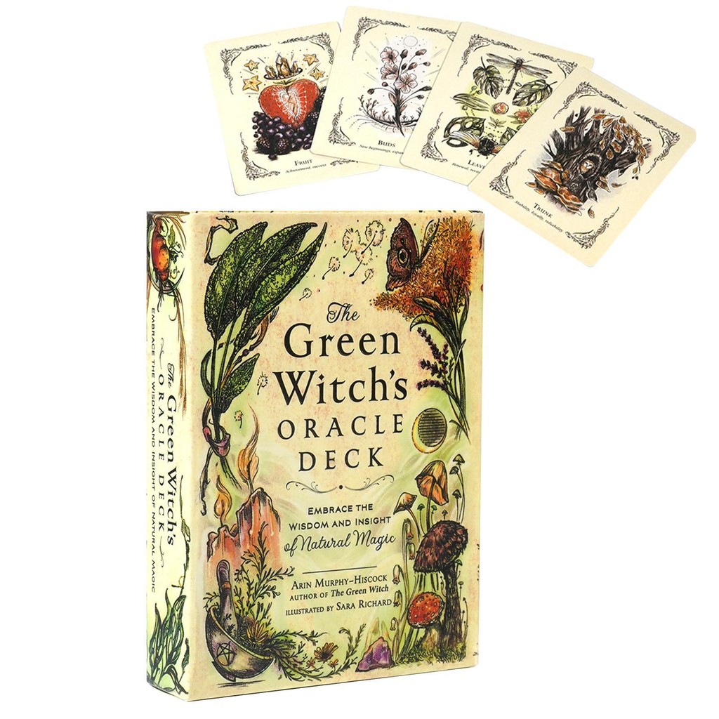 Green Witch's Oracle Oracle Cards for Beginners 50 sheets Mysterious ...