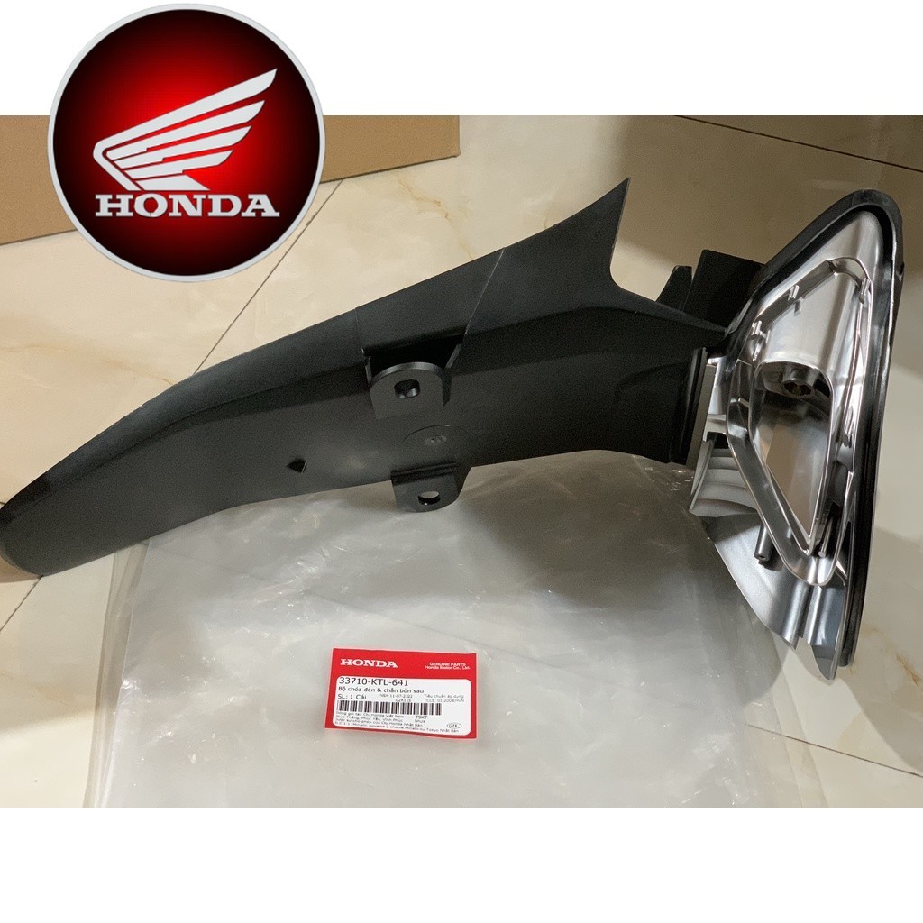 Wave A, S,RS 100 tail light coverless reflector and rear fender set ...