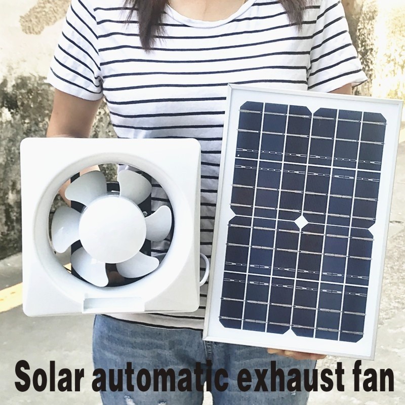 DC Solar Air Fan Mini Exhaust Fan12 "Ventilator untuk kipas ekzos suria ...