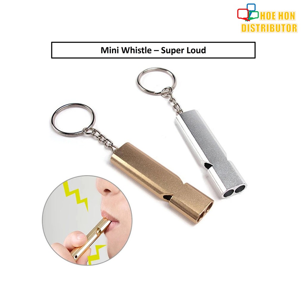 Mini Whistle 5.6cm with Keychain 1pc Super Loud Easy Carry Travel Wisel ...