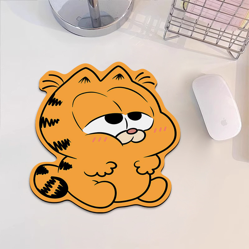 MH~Garfield Special-Shaped Mouse Mat Original Medium Male Female ...