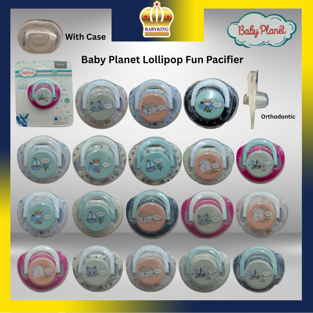 Original Baby Planet Milk Planet Lollipop Fun Pacifier Soother With ...