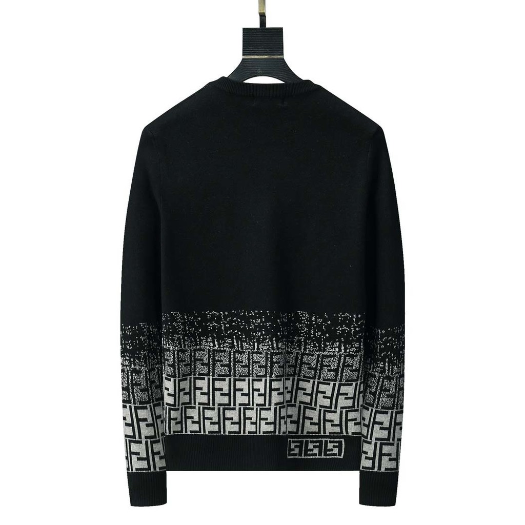 FEND.I Men's Sweater Round Neck New Style Handsome Sweater Loose Casual ...