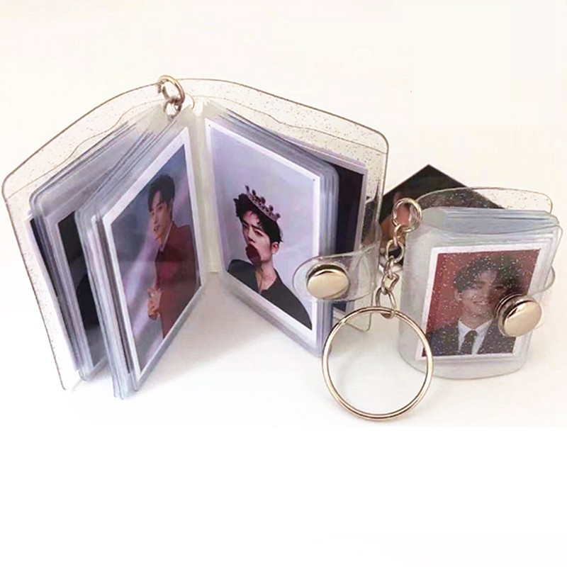 Transparent Photo Album for Mini Cards 1/2 In Photocard Holder with ...