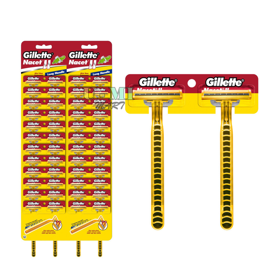 GILLETTE NACET II DISPOSABLE RAZOR (1 PCS) | Shopee Malaysia
