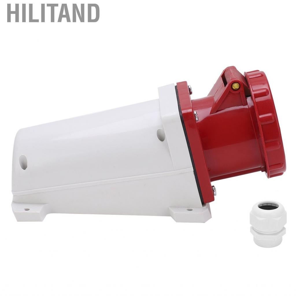 Hilitand Industrial Electric Coupler 63A PA66 IP67 Waterproof Plug ...