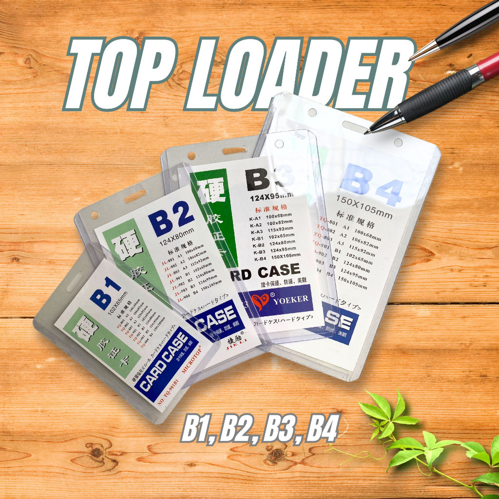 Toploader Photocard top loader Photo card nametage id card case B1 B2 ...