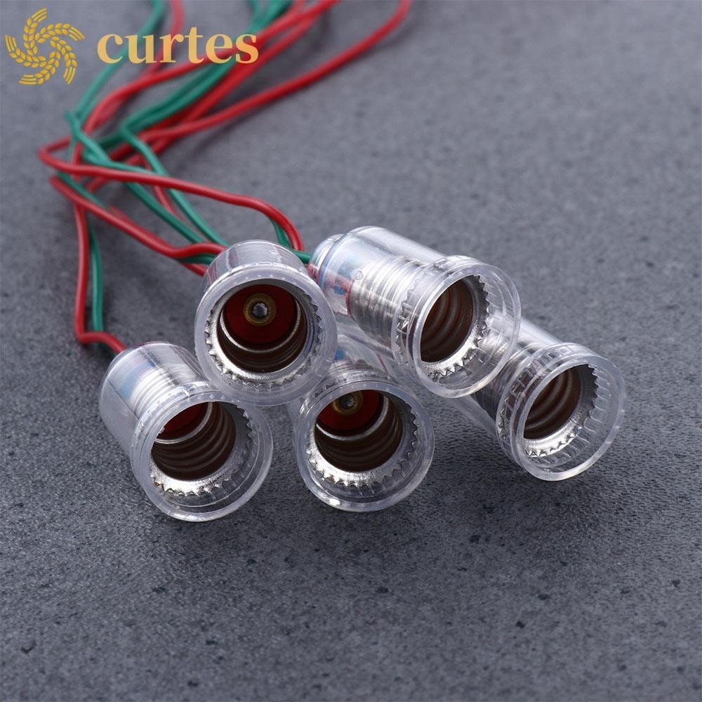 CURTES E10 Lamp Holder 5 pcs with 20cm Wire Teaching Instrument E10 ...