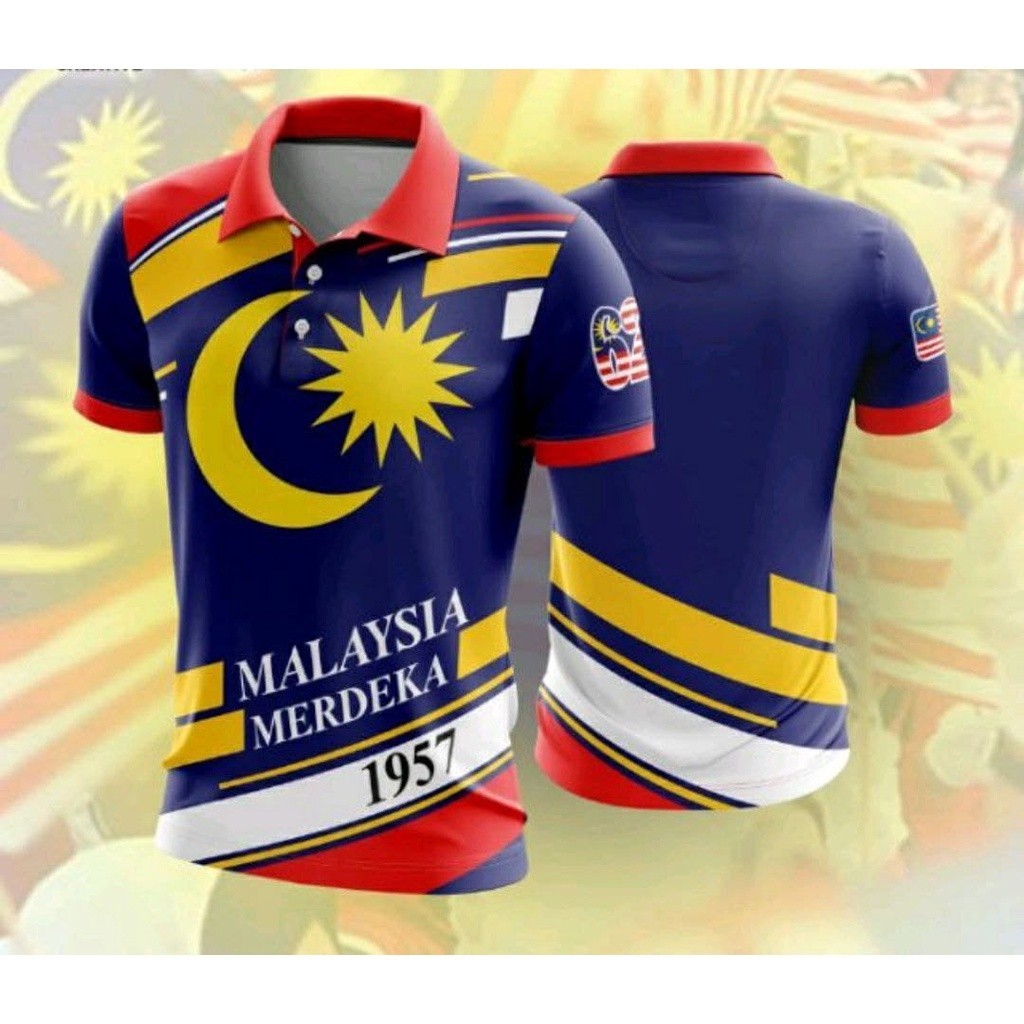 Baju Merdeka Budak Lelaki Baju Bendera Dewasa Kanak Kanak Merdeka ...