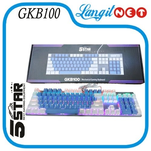 Mechanical WIRED RGB 5STAR GKB100 KEYBOARD | Shopee Malaysia