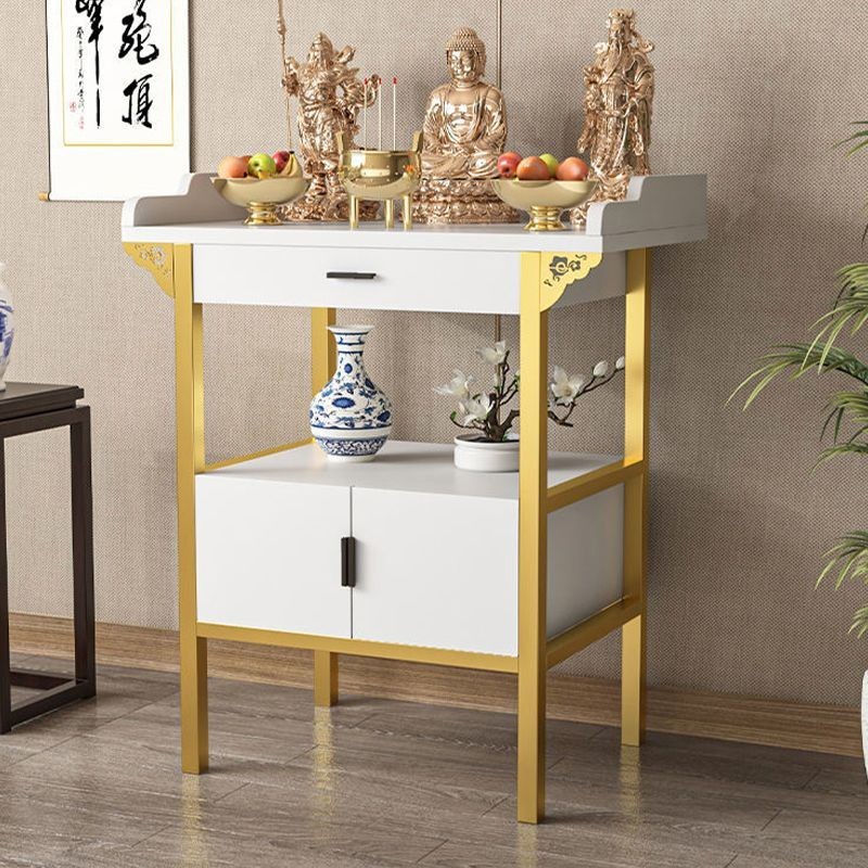 Household Buddhist altar, Buddhist shrine, offering table with cabinet ...